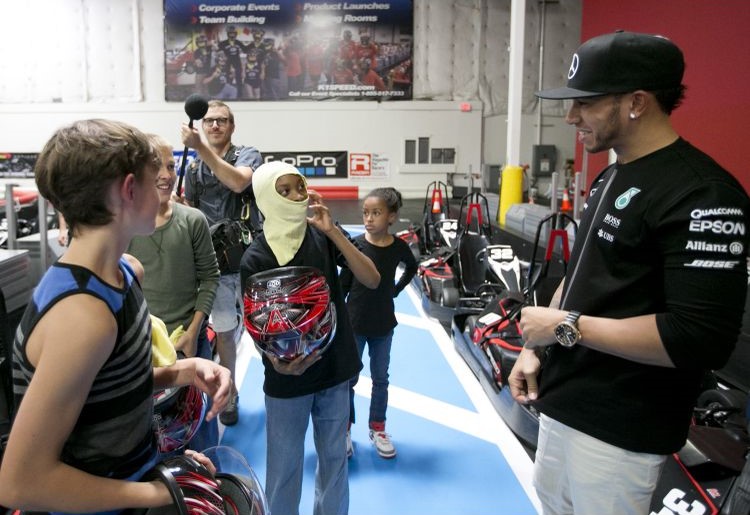 K1 Speed | 2015 USGP: Karting with Lewis Hamilton