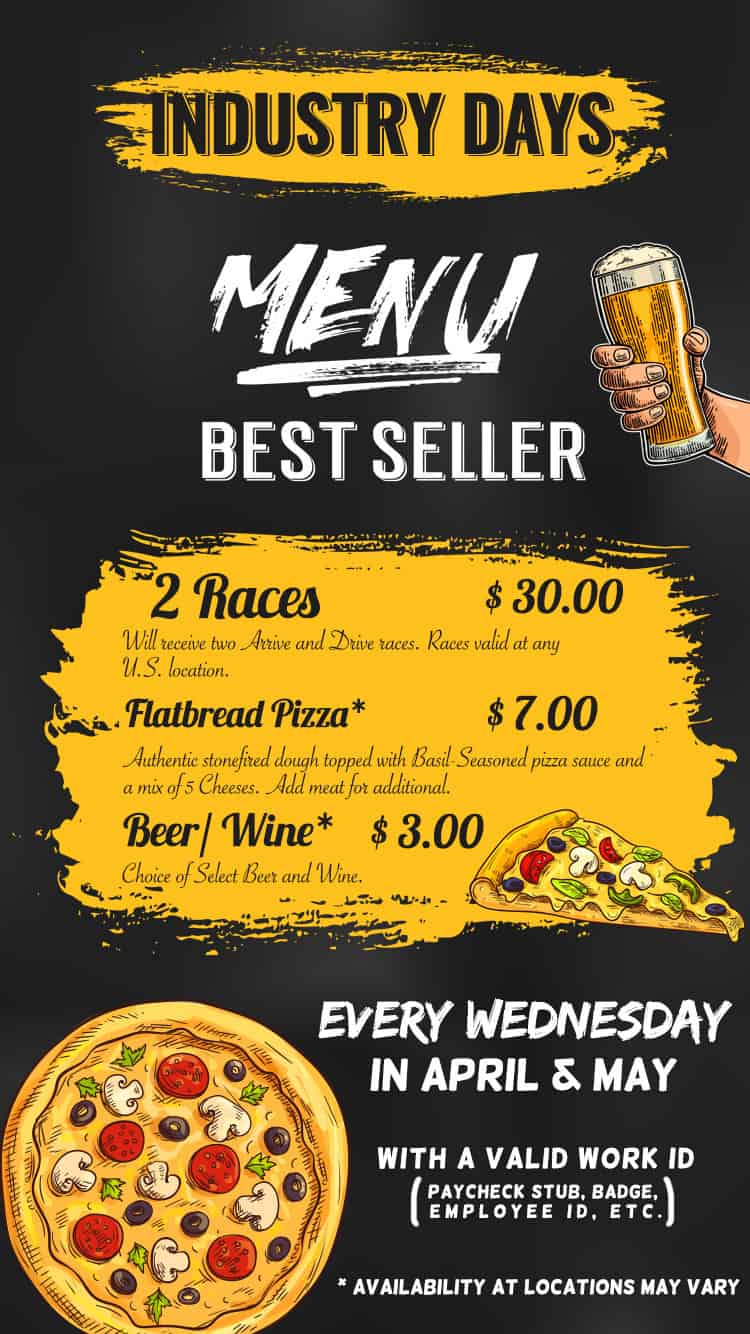 Save Money During Service Industry Day Every Wednesday! | K1 Speed