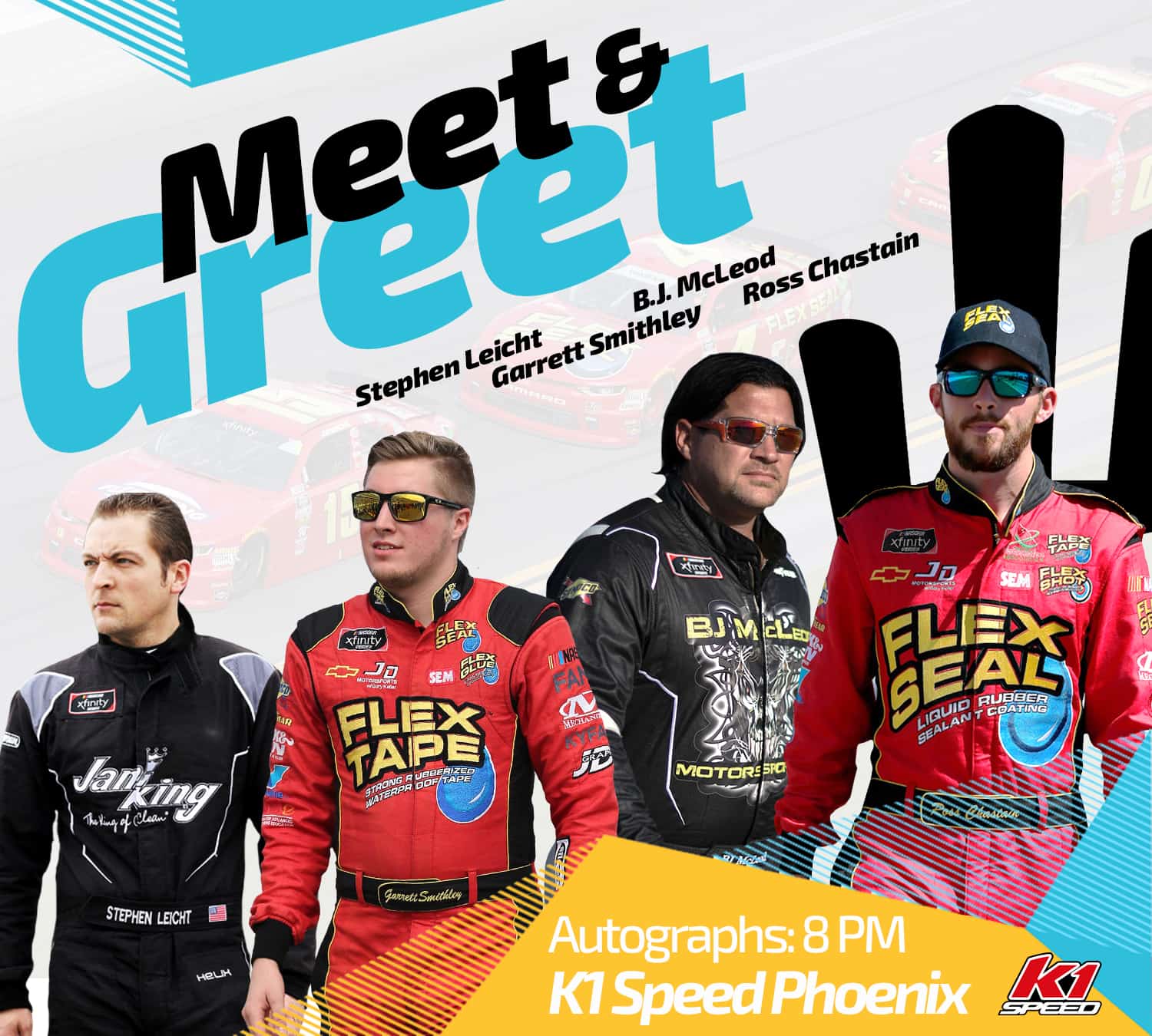 Race with JD Motorsports Drivers at Phoenix! | K1 Speed