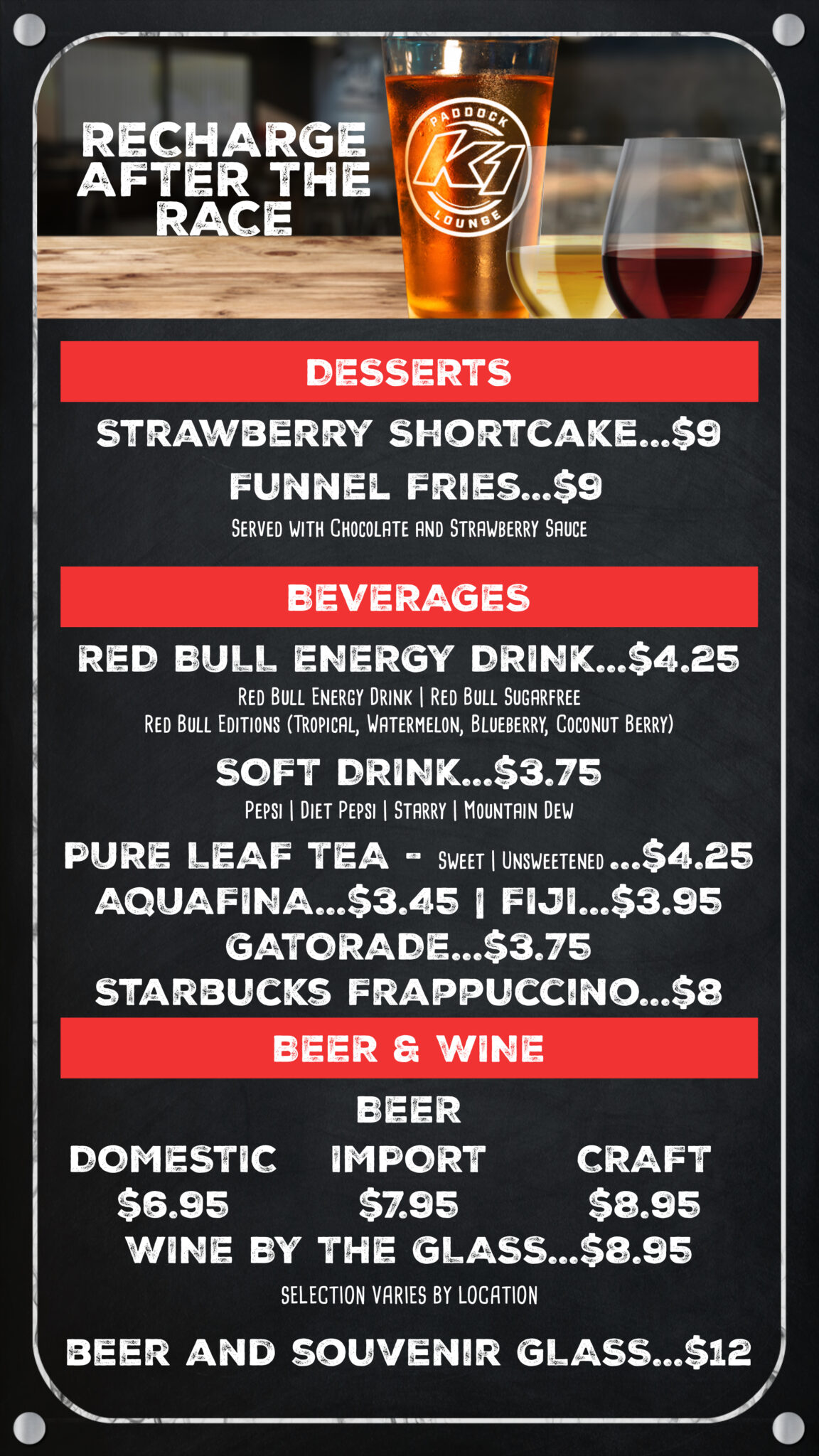 Paddock Lounge | K1 Speed