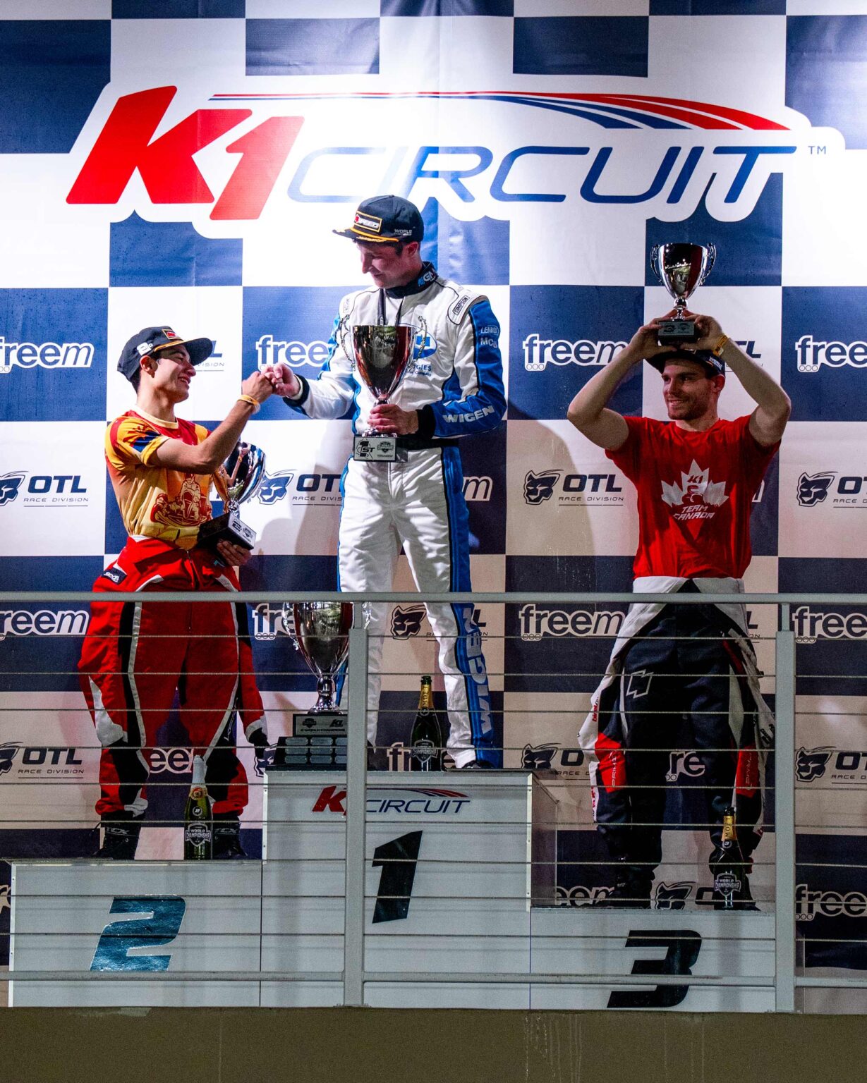 Go-Kart Championship Adult Podium | K1 Speed