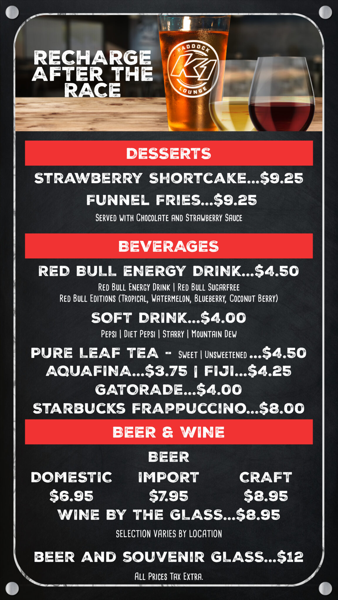 Paddock Lounge | K1 Speed