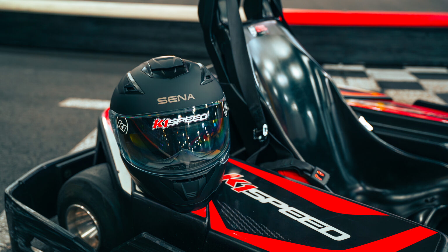 Talk on Track with Our New Helmets! - K1 Speed | K1 Speed