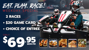Eat, Play, Race with Our Weekday Offer! | K1 Speed