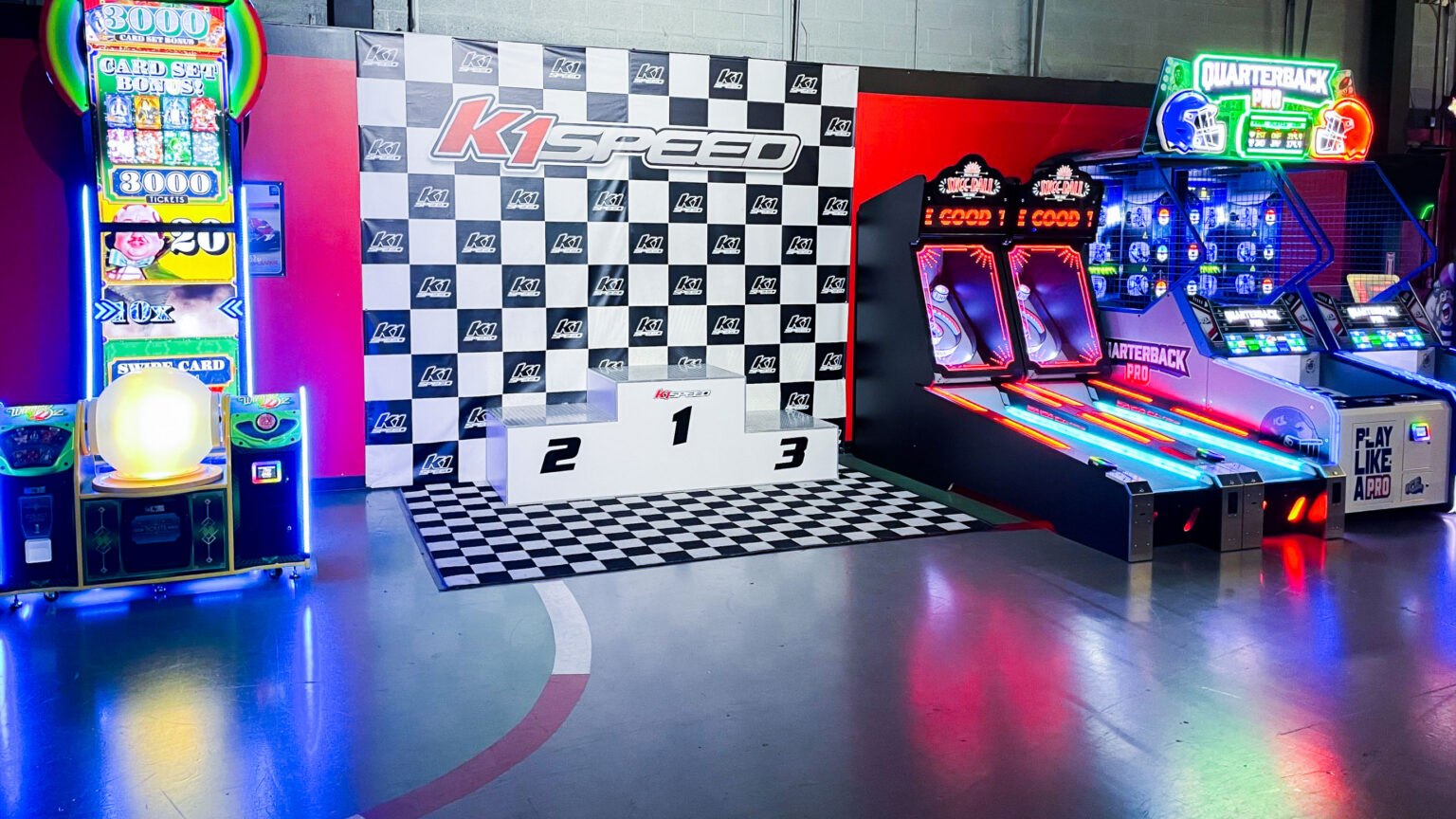 New Arcade Games at K1 Speed Jessup! | K1 Speed